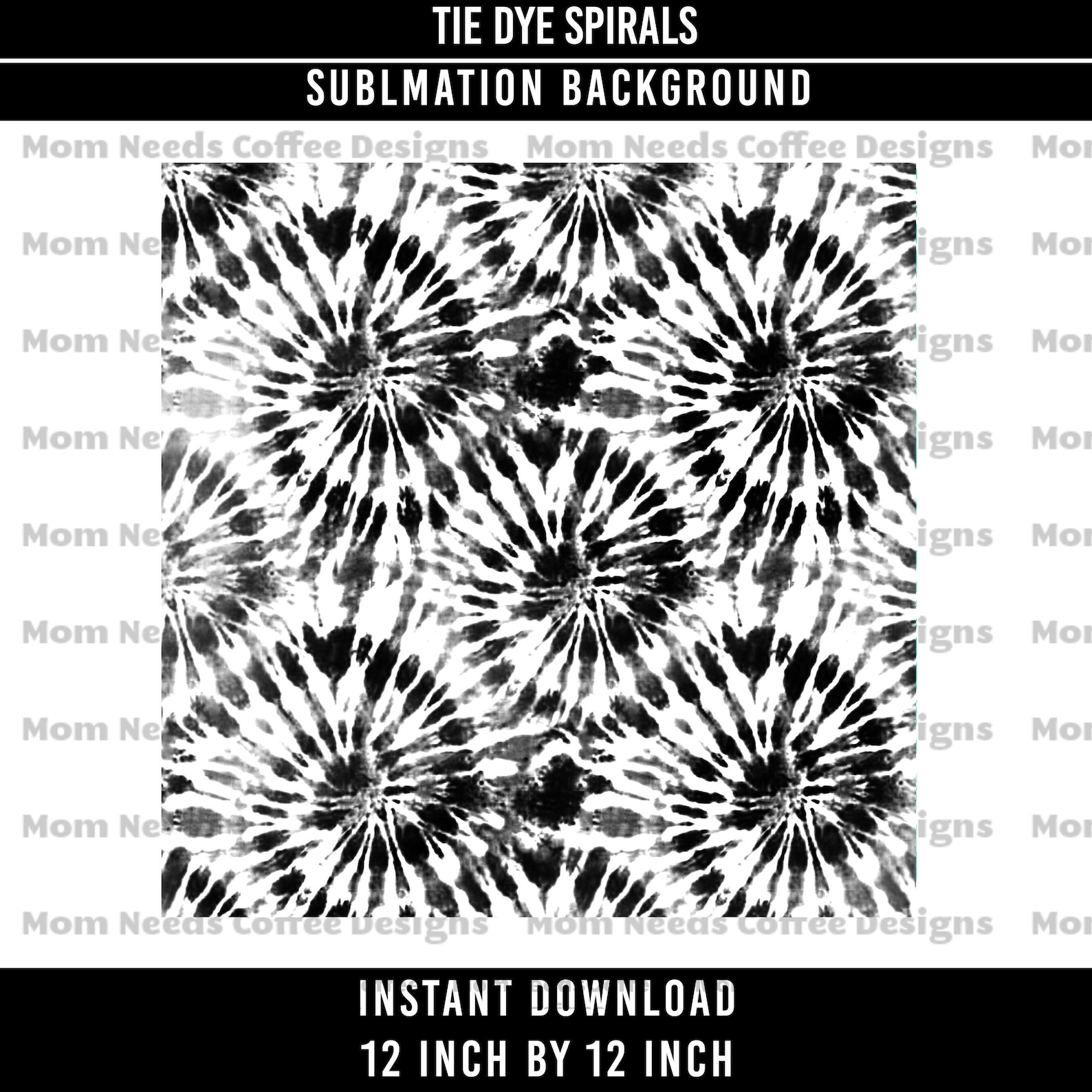 Black Tie Dye Sublimation Background Clipart PNG Tie Dye - Etsy