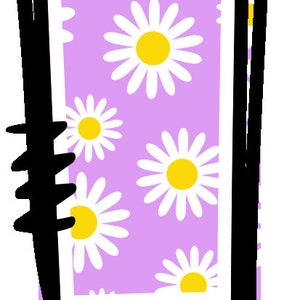 Daisy Alphabet Doodle Font Letters Floral PNG Summer Spring Sublimation ...