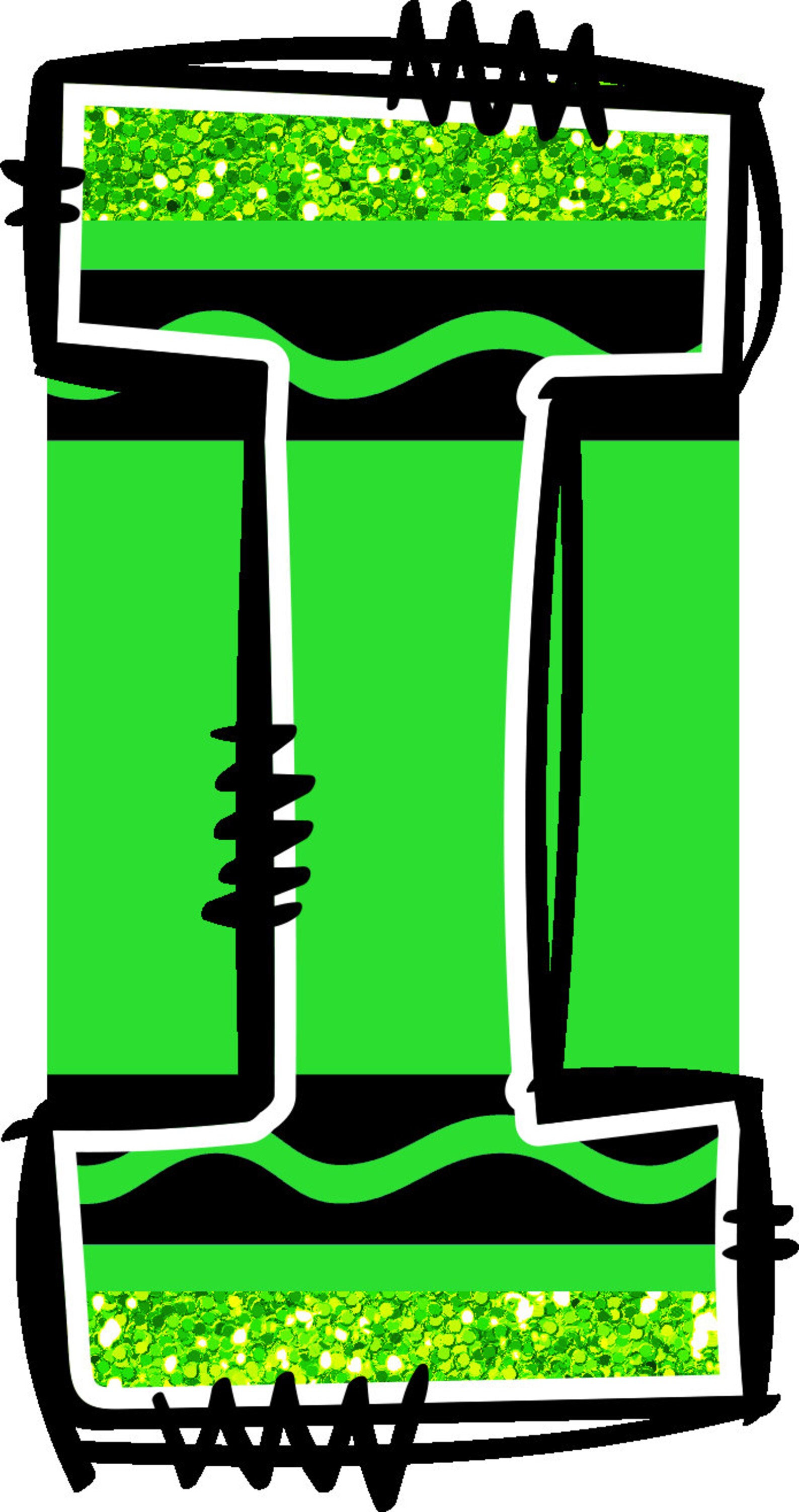 Crayon Alphabet Doodle Font Letters Crayons Classroom Decor Numbers PNG ...