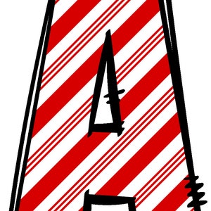 Christmas Alphabet Candy Cane Doodle Font Snowflake Fonts Holiday ...