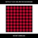 Red Buffalo Plaid Sublimation Background Clipart PNG Plaid - Etsy