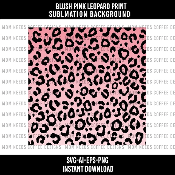 Light Pink Leopard Print Background