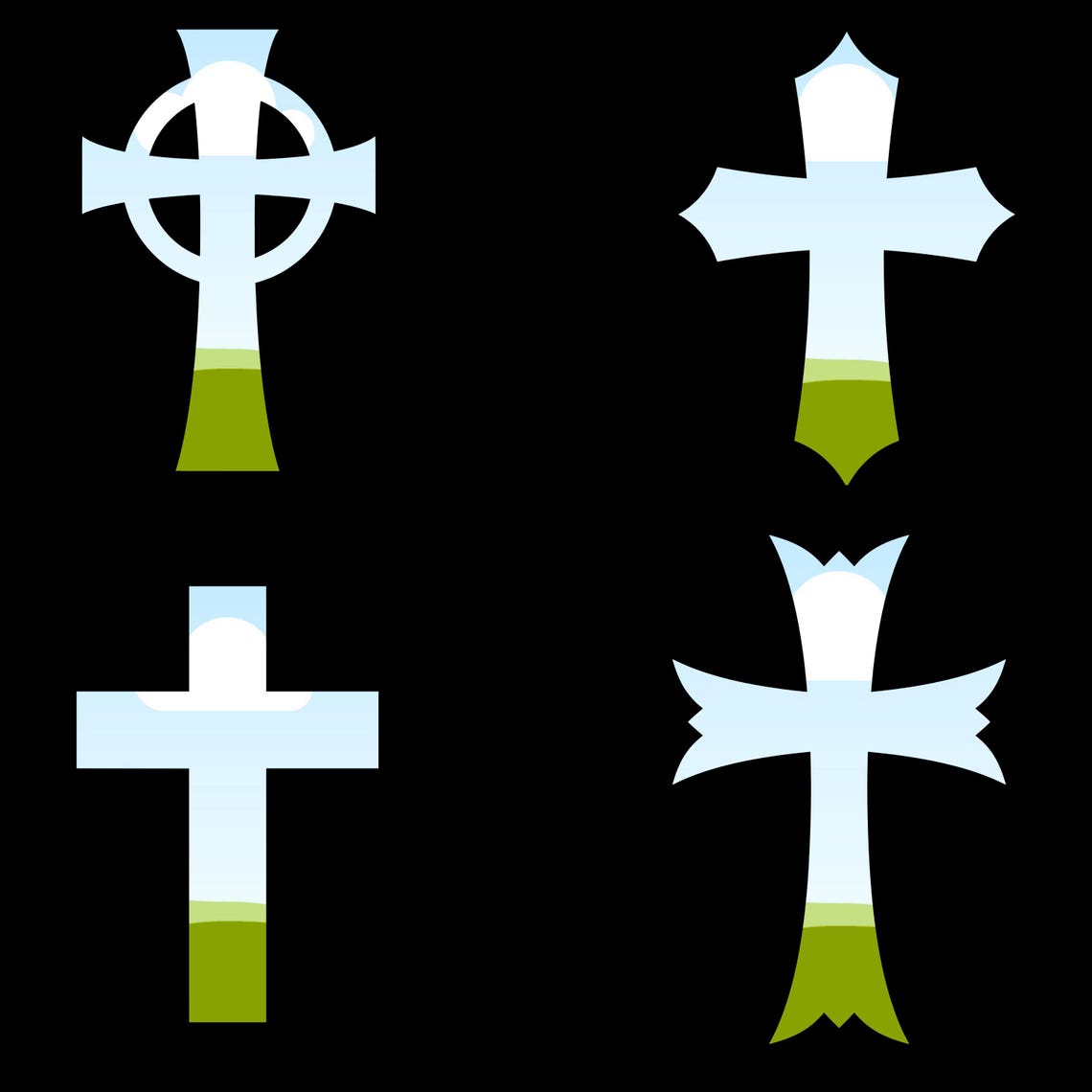 Cross Frames, Crosses Canva Frames, Custom States, Use Your Own ...
