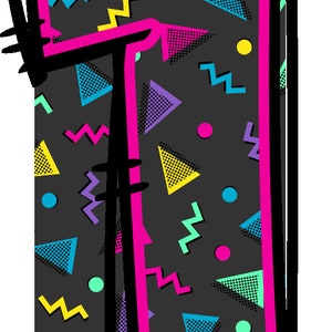 80s Alphabet Doodle Font 90s Letters Retro Numbers PNG Eighties Alpha ...