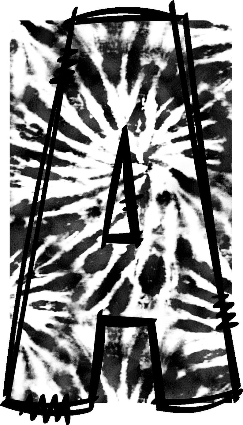 Black Tie Dye Alphabet Doodle Font Letters Tie Dye Numbers PNG - Etsy