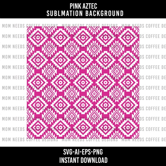 Tribal Print Background Pink