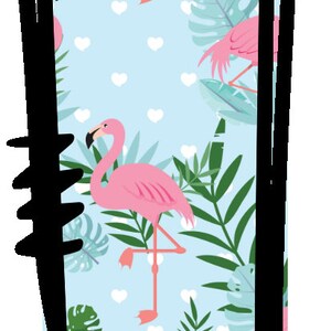 Flamingo Alphabet Doodle Font Letters Tropical Numbers PNG Font ...