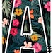 Summer Alphabet Doodle Font Letters Hawaiian Numbers PNG Tropical ...