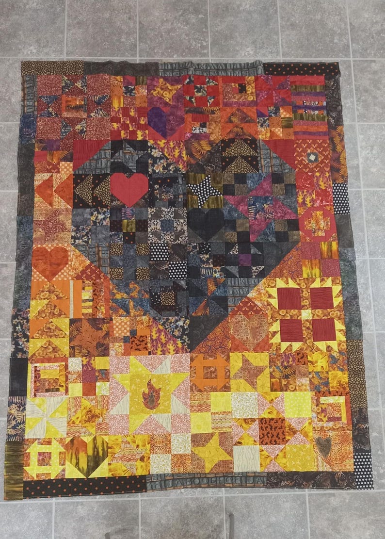 Hearts of Hope Quilt Pattern to Help Victims of Natural Disasters - Etsy