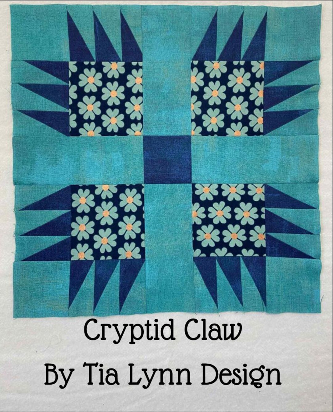 Cryptid Claw Quilt Block - a Variation on the Bear Paw Block Available ...