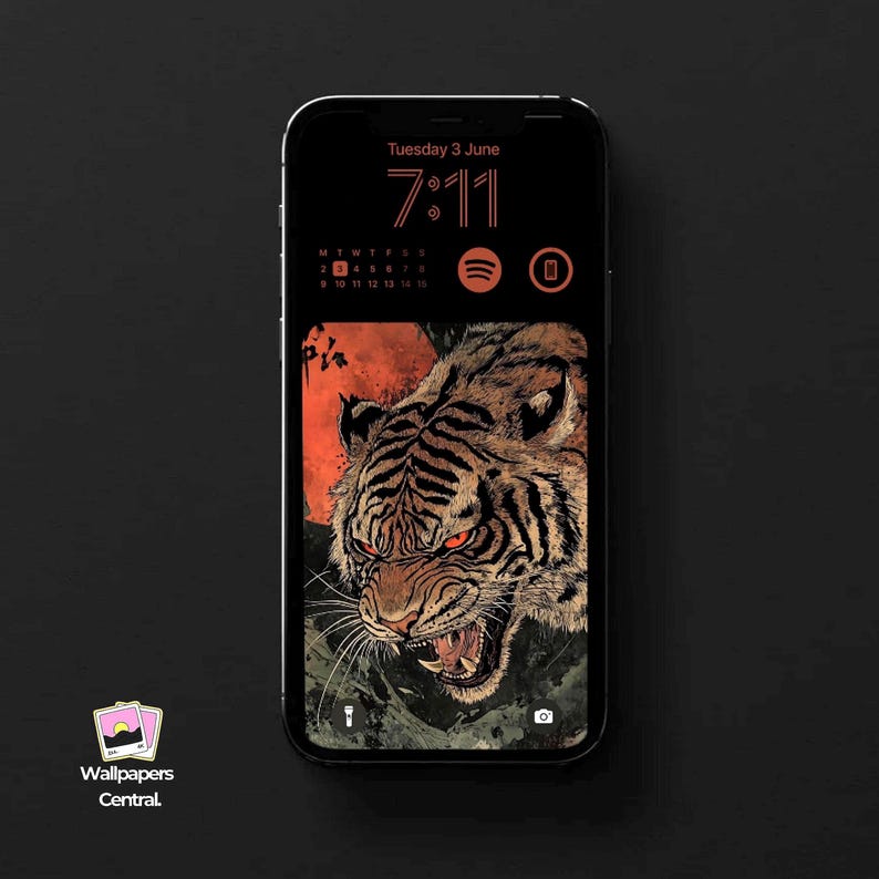 Tiger | 4K Wallpaper | iPhone Wallpaper | AI Wallpaper | Mobile Phone ...