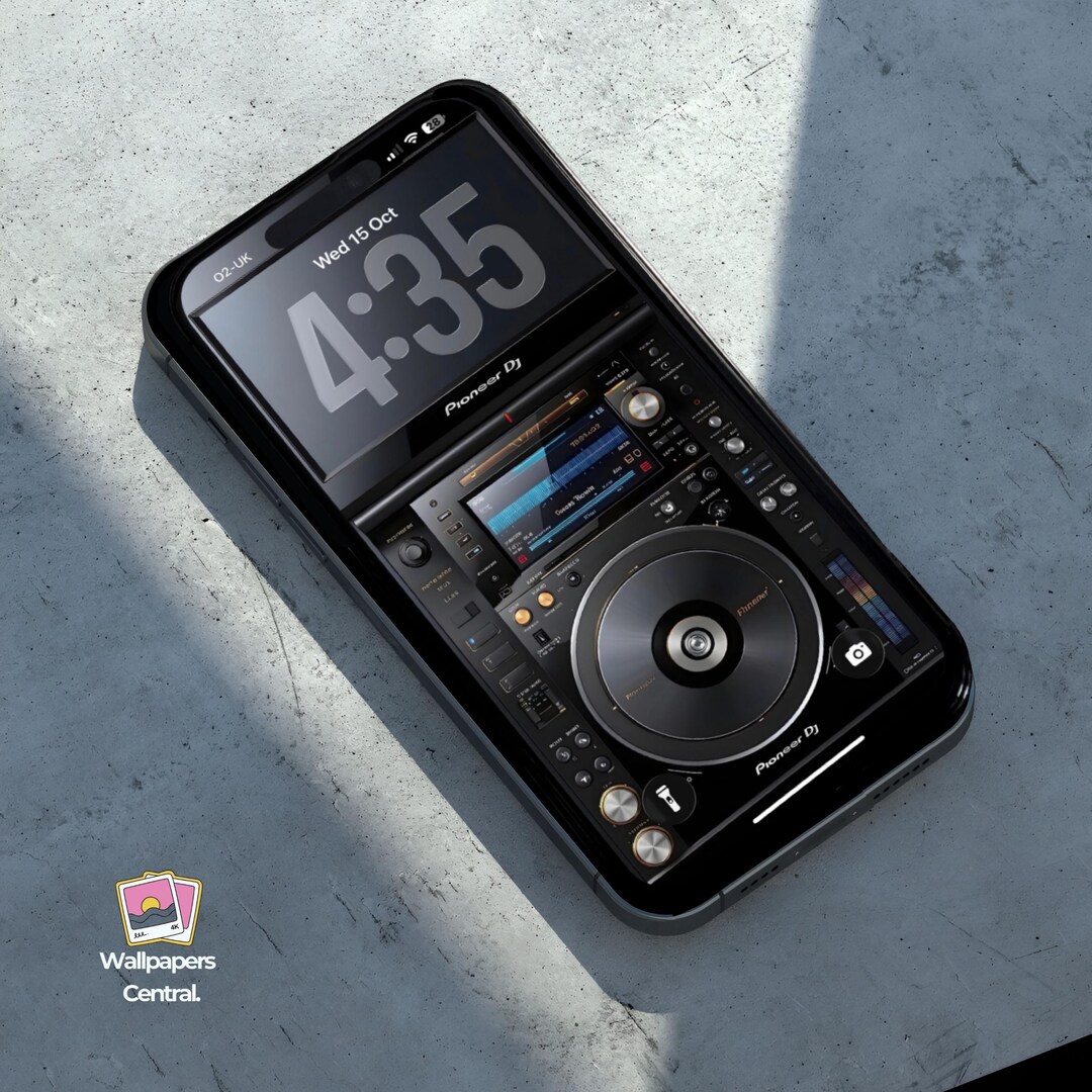 Pioneer DJ Controller iPhone Wallpaper | CDJ Deck Lock Screen ...