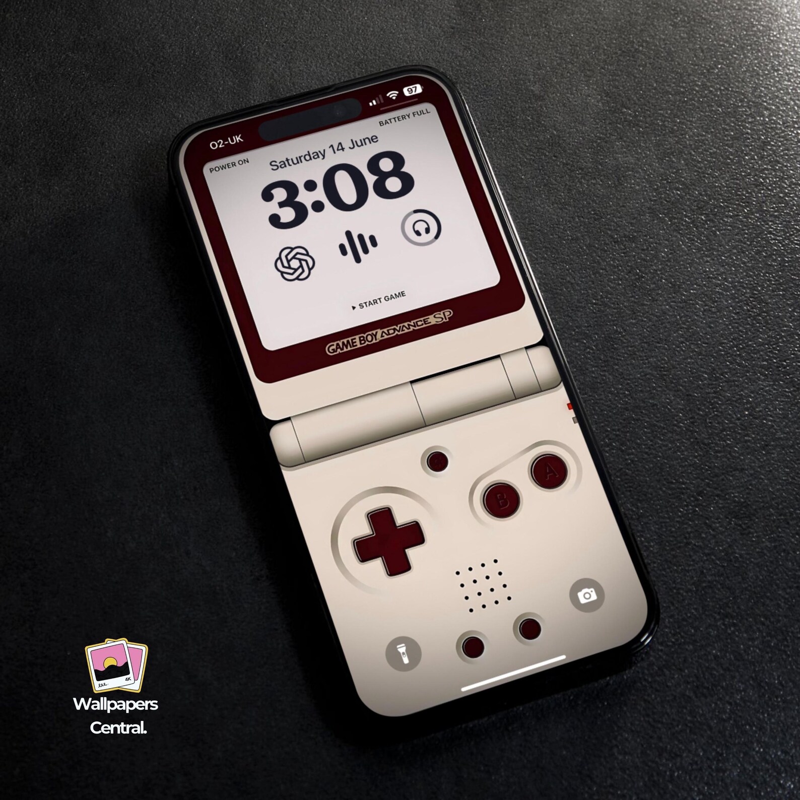 Gameboy Advance SP 4K Wallpaper: Retro Console Art (digital Download - Etsy