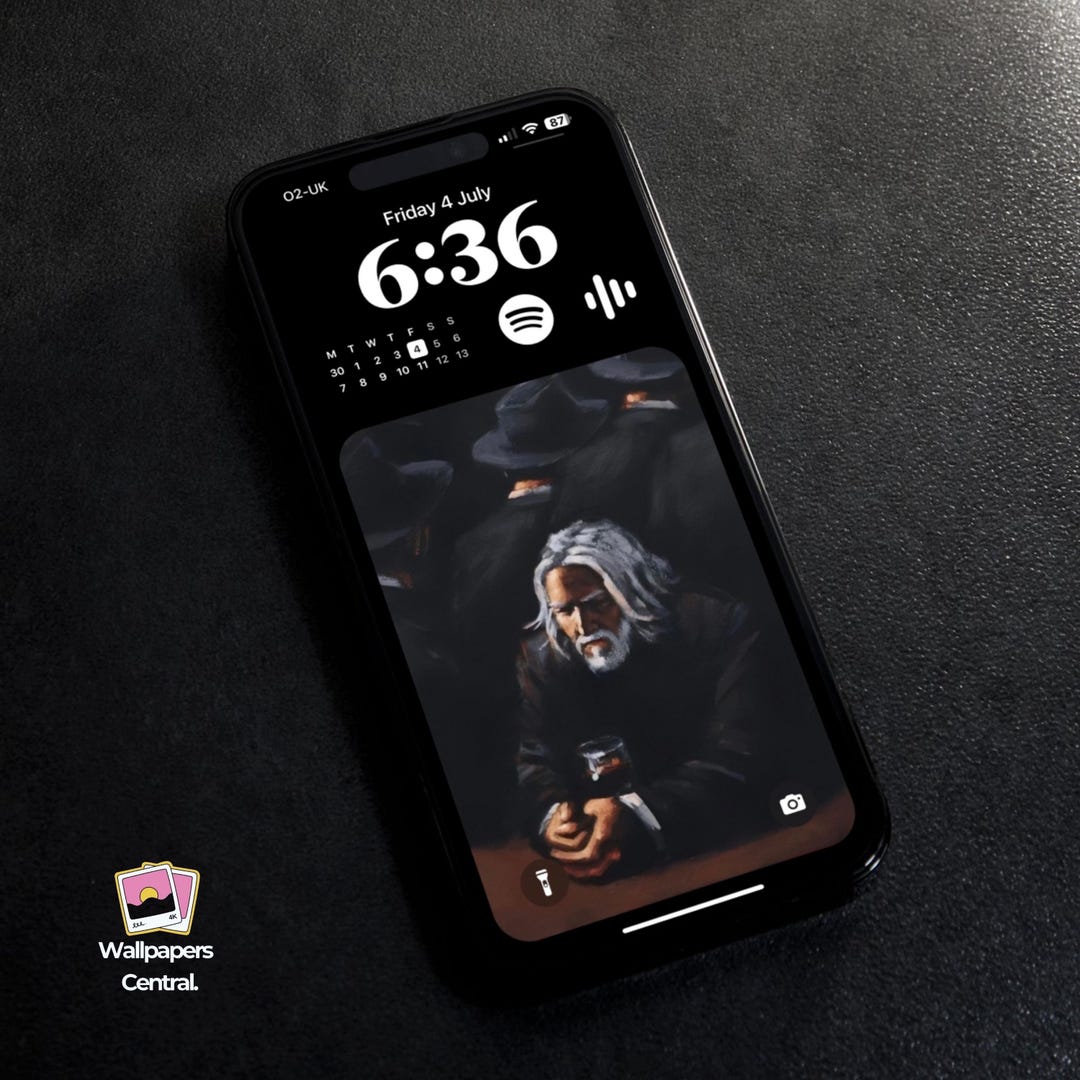 Stoic Guy 4K Phone Wallpaper: AI Generated Lock Screen (digital ...