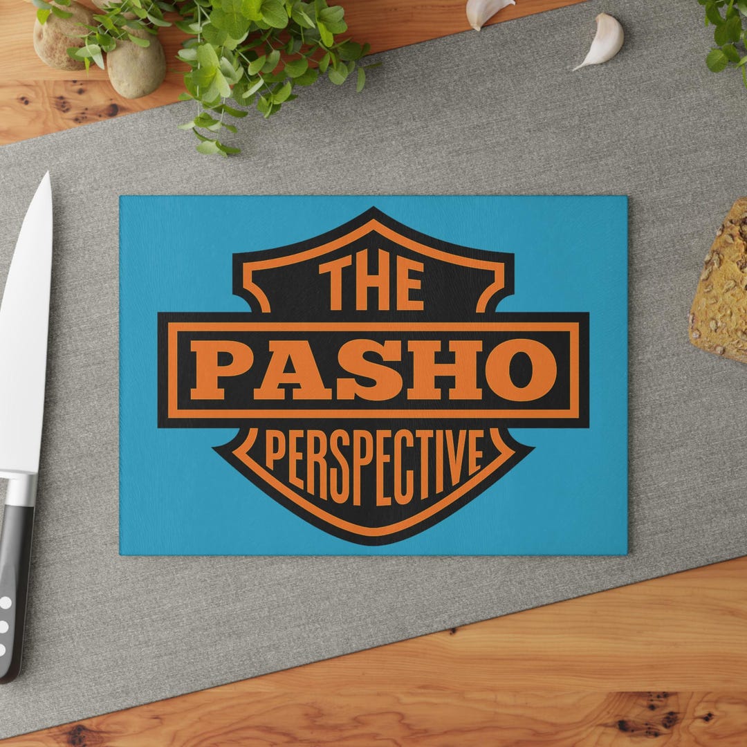 The Pasho Perspective Glass Cutting Board - Etsy