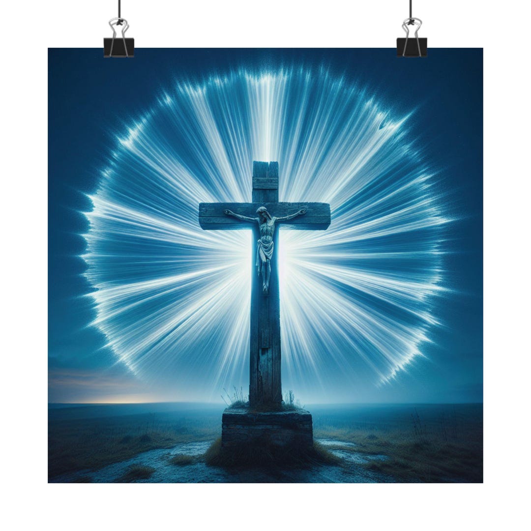 Jesus on the Cross Crucifixion Christian Catholic Vertical Poster - Etsy