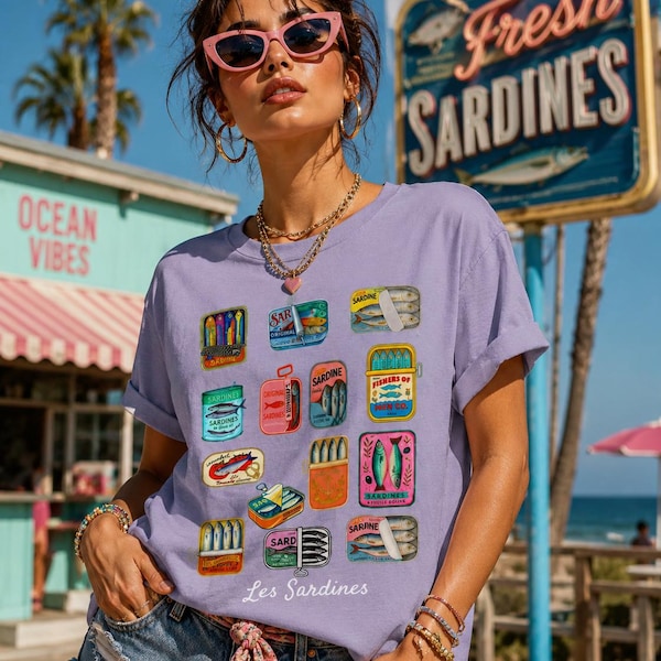 Womens Sardine Shirt - Etsy