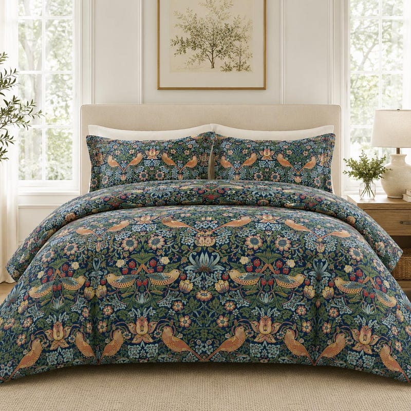 Duvet Covers Green Floral - Etsy