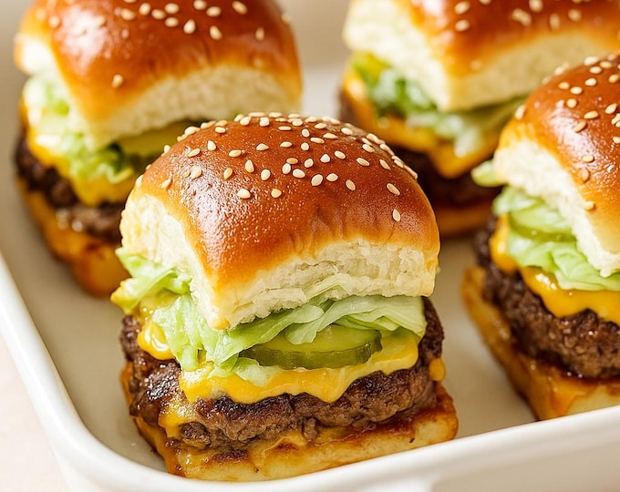 Mini Big Mac Cheeseburger Recipe: Copycat Slider Recipe (PDF Download ...