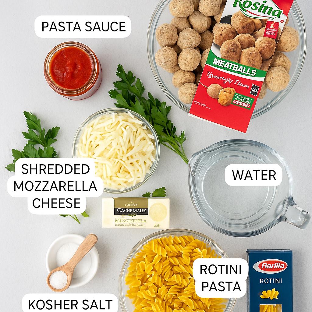 Dump and Bake Meatball Casserole Recipe (PDF Download) - Etsy