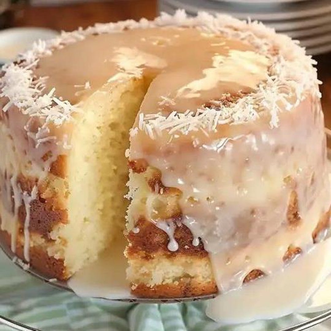 Pina Colada Pound Cake Recipe: Printable PDF Download - Etsy