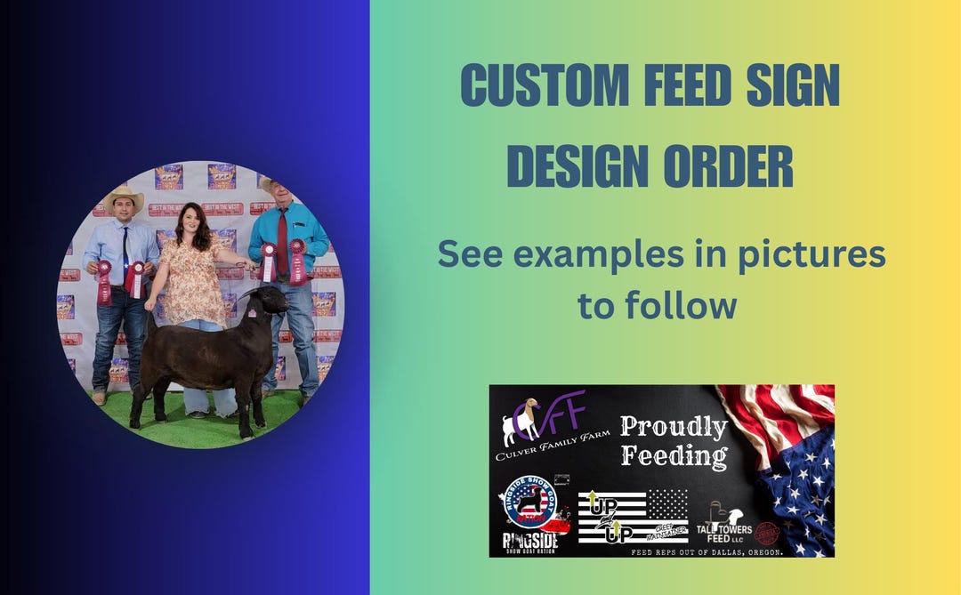 Livestock Proudly Feeding Signs, Downloadable, Graphic - Etsy