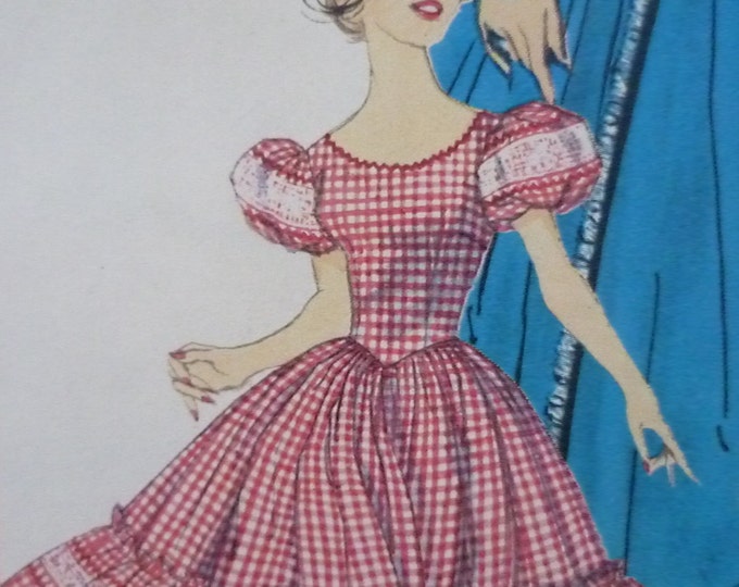 Square Dance Dress Pattern Centennial Dress and Bonnet Bust 34 ...