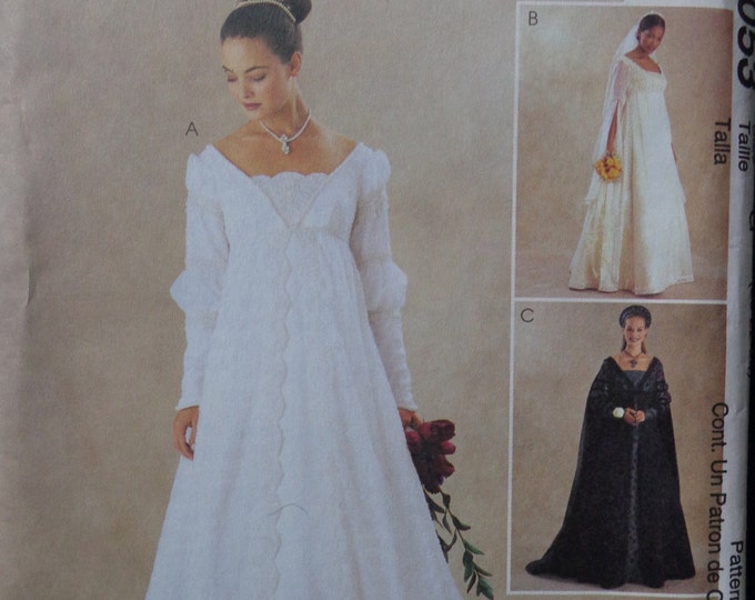 Medieval Renaissance Gown Pattern Mccalls 3053 by Alicyn Size - Etsy