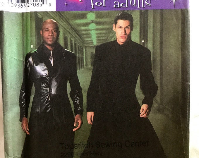 Matrix Coat Costume Sewing Pattern Simplicity 5386 Size XS to XL UNCUT ...