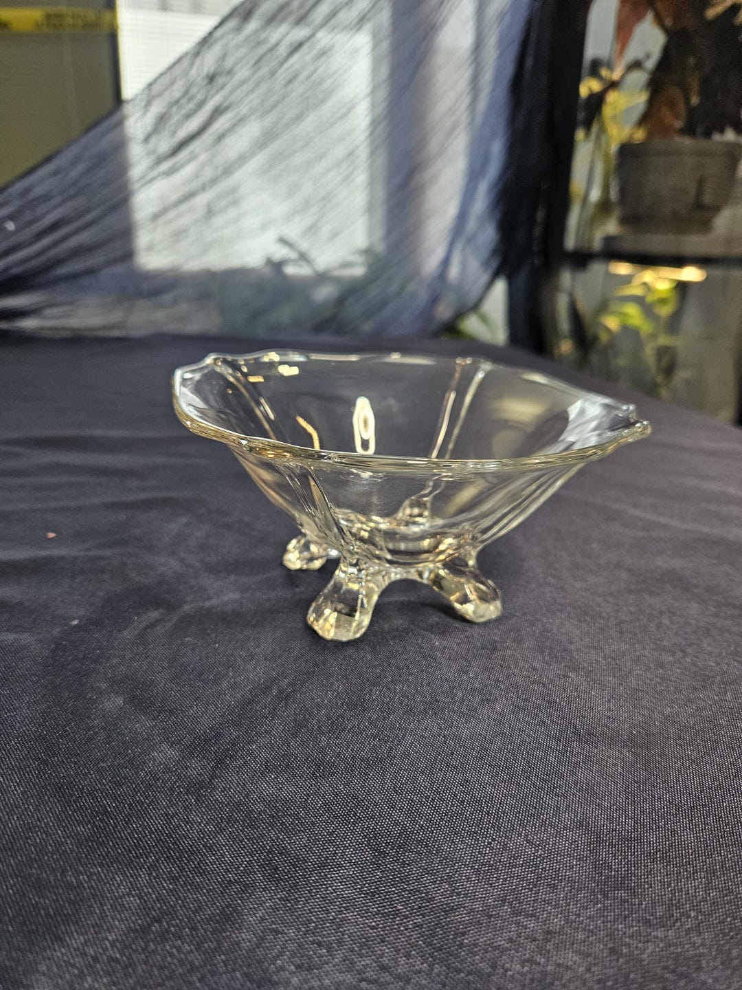 Vintage, Cambridge Glass, Compote 4-footed Condiment Dish, Circa 1940s ...