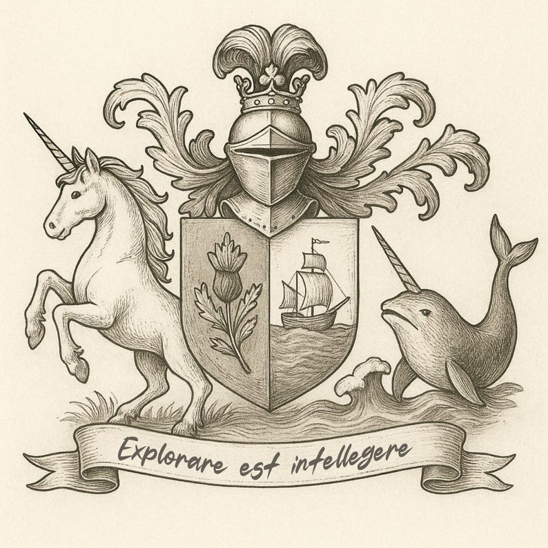 Custom Family Crest Design | Personalized Coat of Arms | Heraldic Logo ...