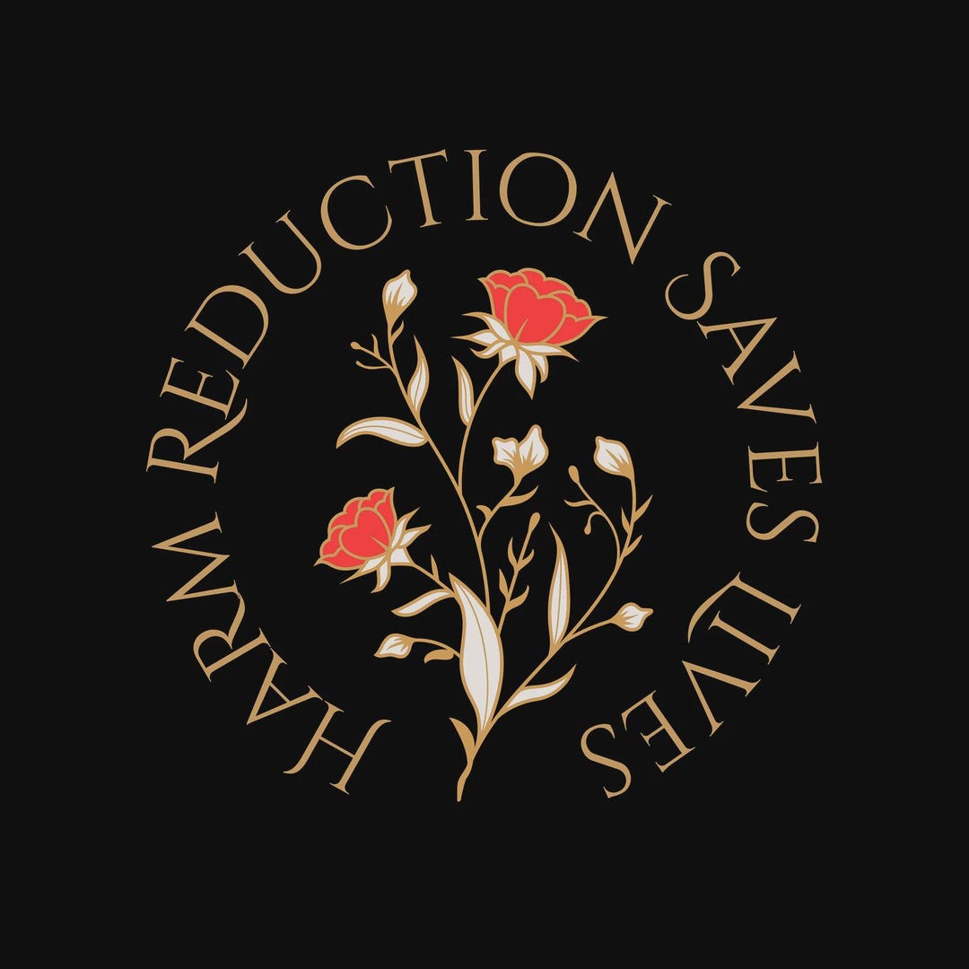 Harm Reduction Saves Lives Floral PNG & SVG | Mental Health Awareness ...