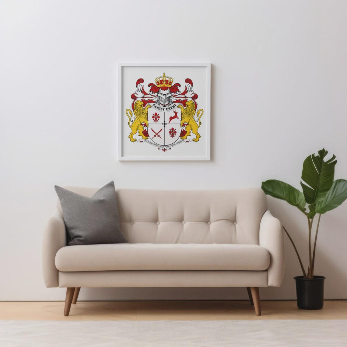 Custom Family Crest and Coat of Arms Logo Design | Heraldic Knight ...