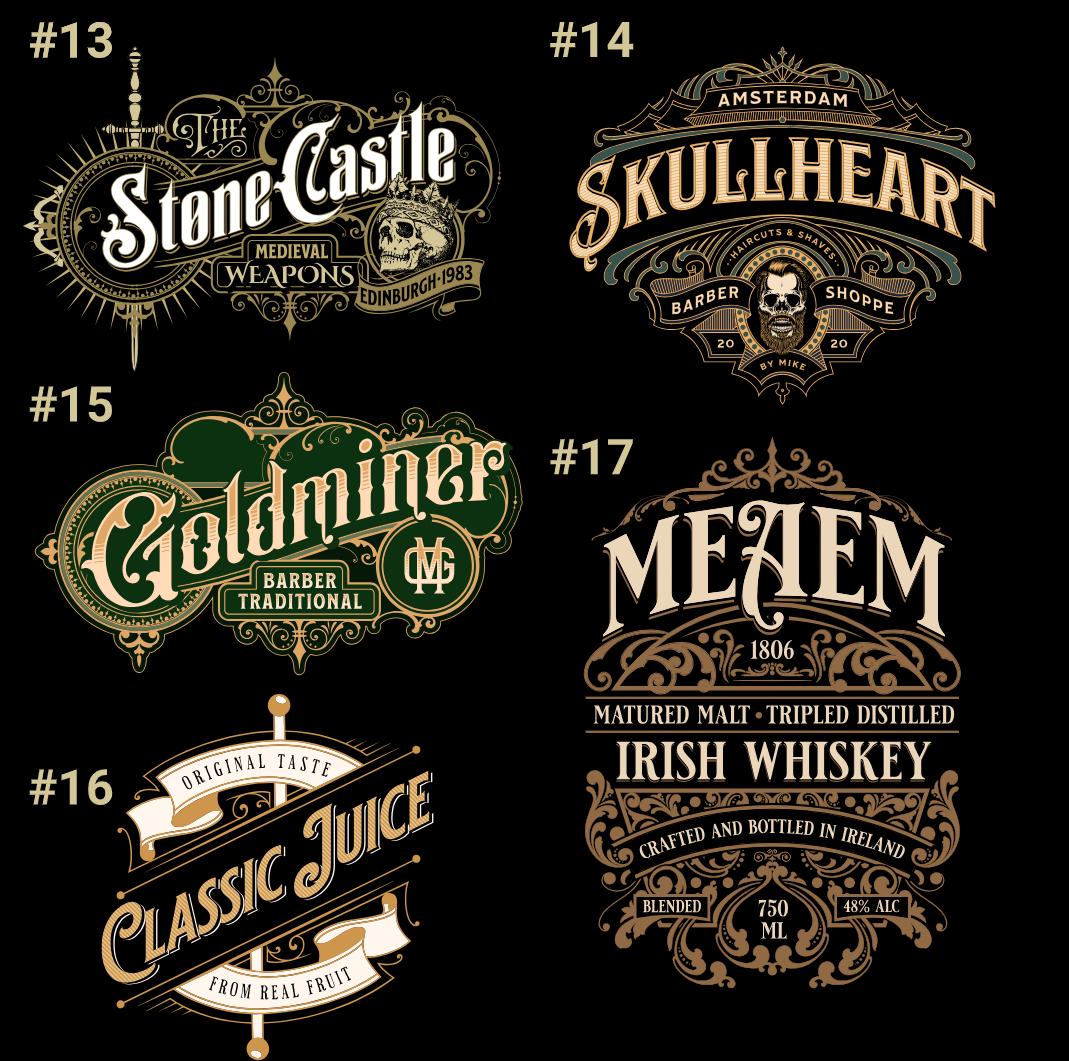 Custom Victorian Logo Design | Elegant Brand Identity - Etsy