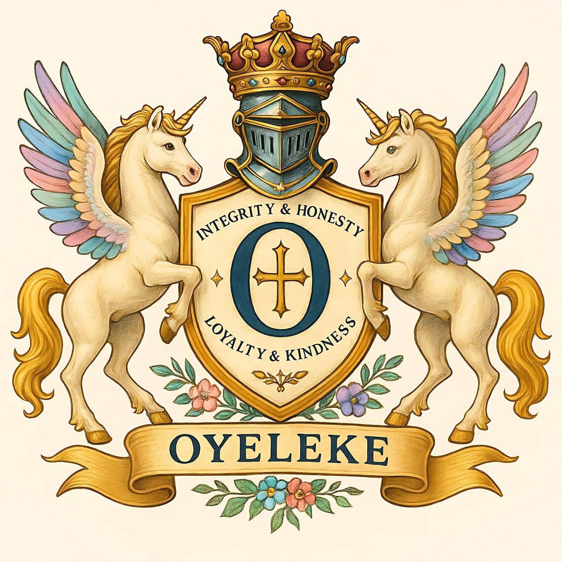 Custom Family Crest Design – Personalized Heraldic Emblem (digital ...