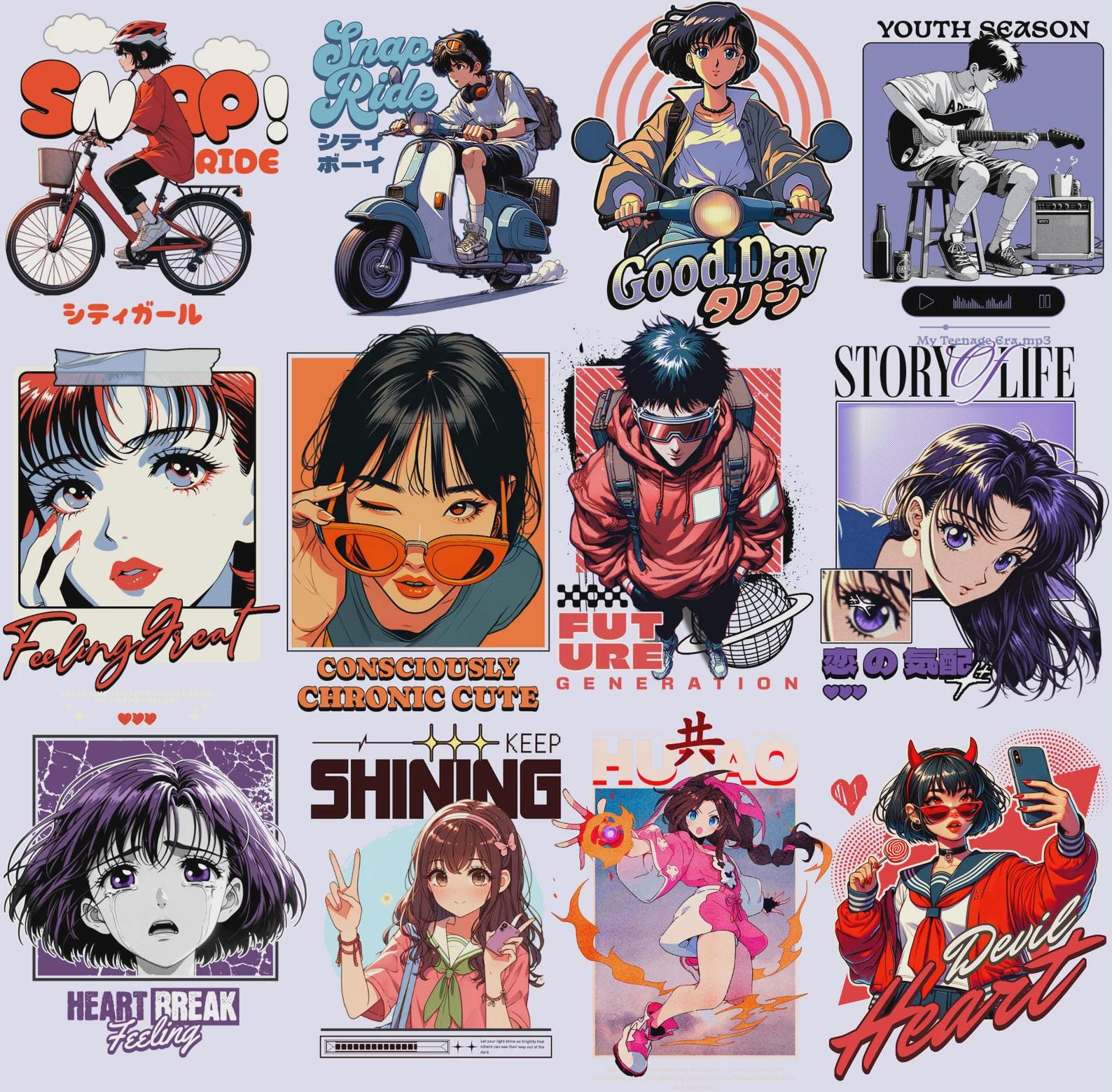 60+ Exclusive Urban Japanese Streetwear Designs | Premium Anime T-shirt ...