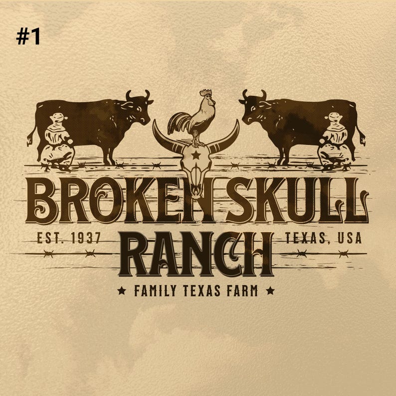 Customizable Western Ranch Logo Templates, Farm Logo Design - Etsy