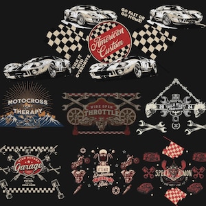 Biker & Racer Inspired PNG Streetwear – Edgy Car and Motorcycle Designs ...