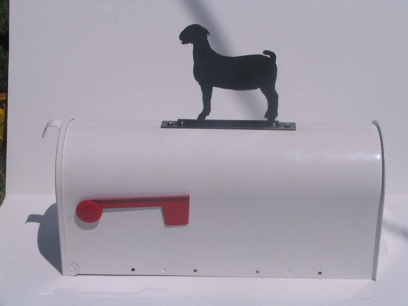 Boer Goat Mailbox topper statue | Etsy