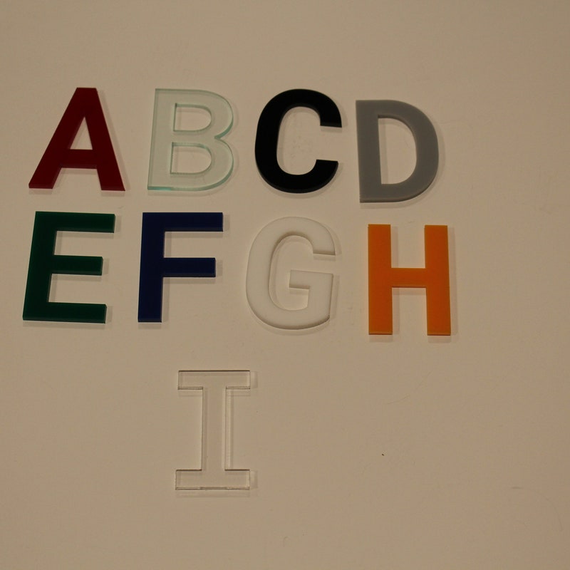 Acrylic Letters - Etsy