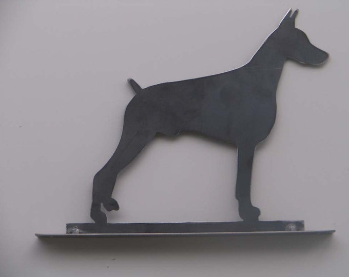 Doberman Pinscher Mailbox Topper Statue Metal Art - Etsy