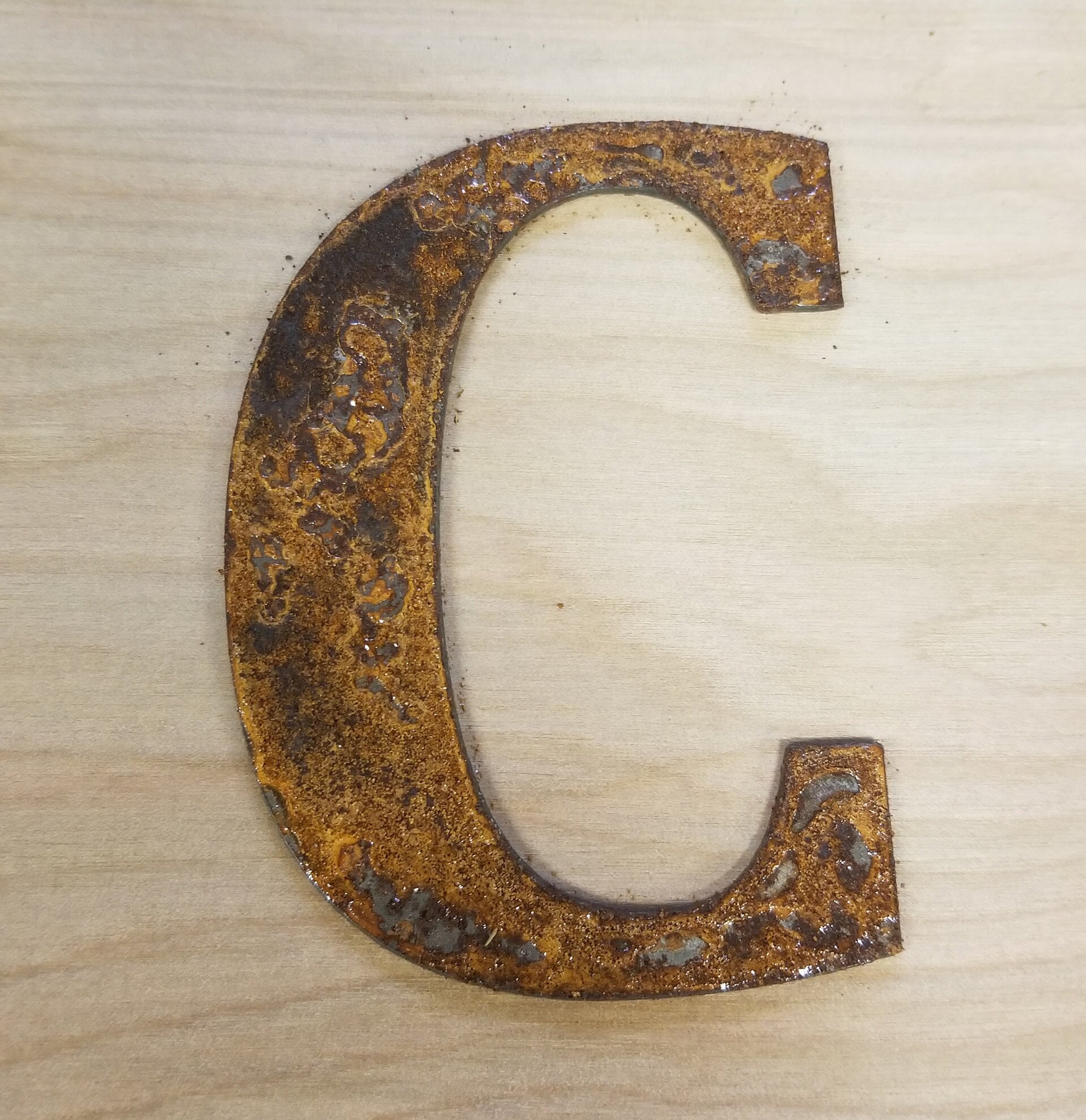 Rustic Metal Letters and Numbers - Rusty Designs for Your Custom Art ...