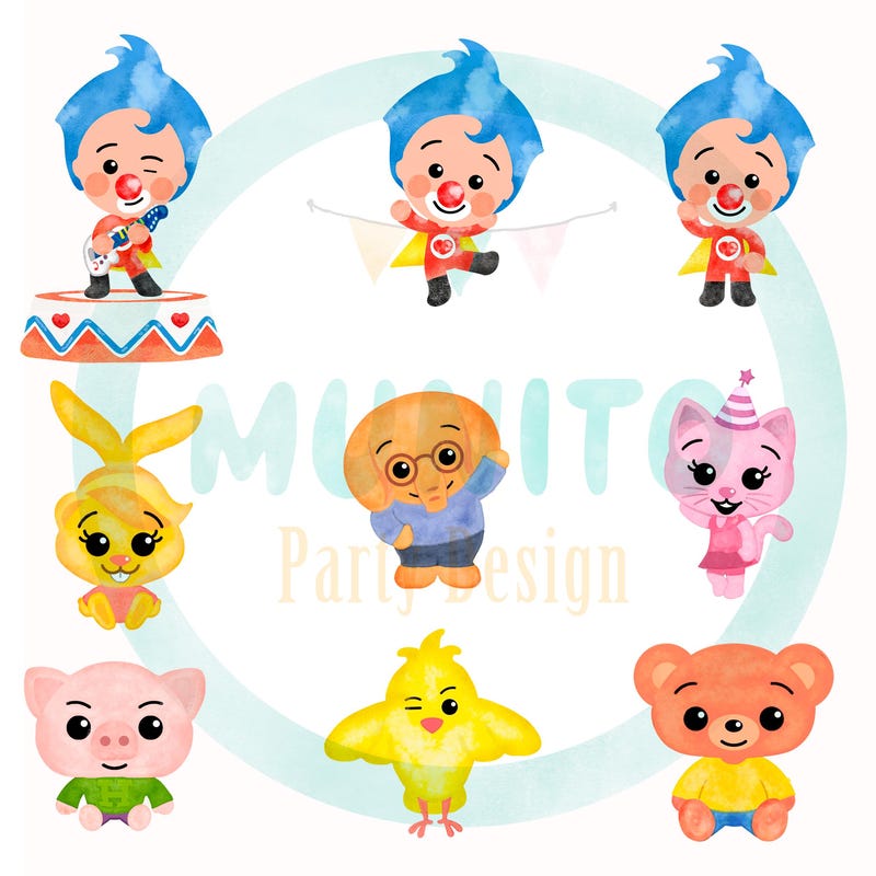 Plim Plim Characters Png - Etsy