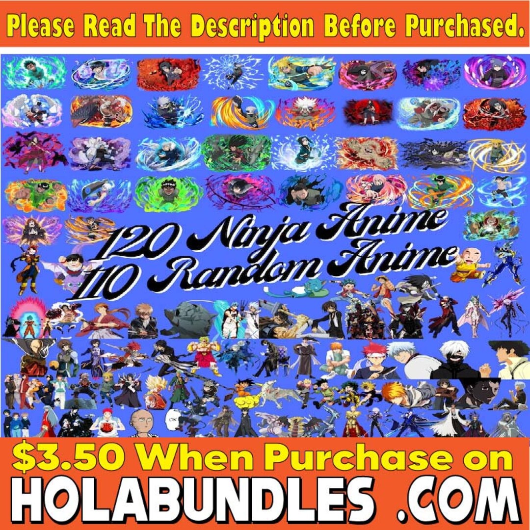 120 Shinobi and Random Anime Clipart Digital, PNG Transparent ...