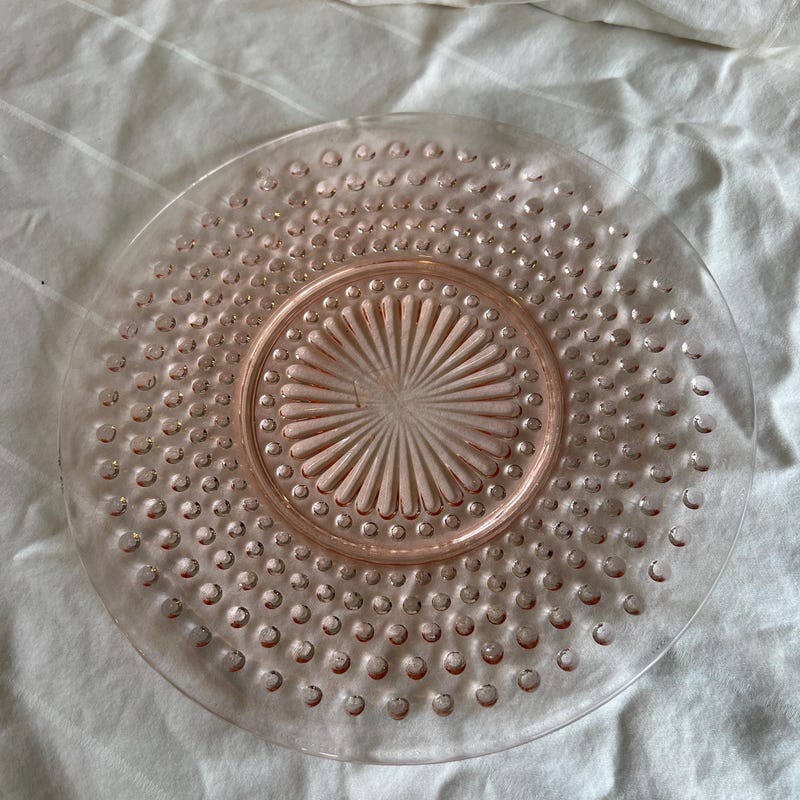 Hobnail Plate - Etsy