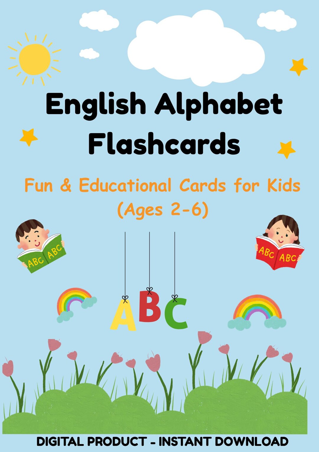 Alphabet Flashcards for Kids – Printable ABC Learning Cards ...