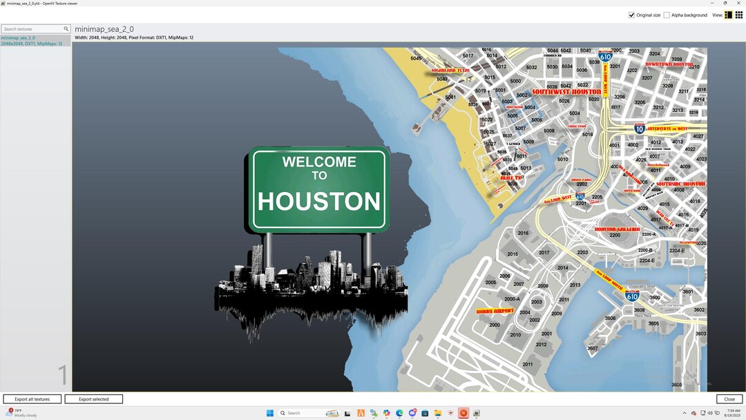 Minimapa FiveM da área de Houston GTA V - Etsy Portugal