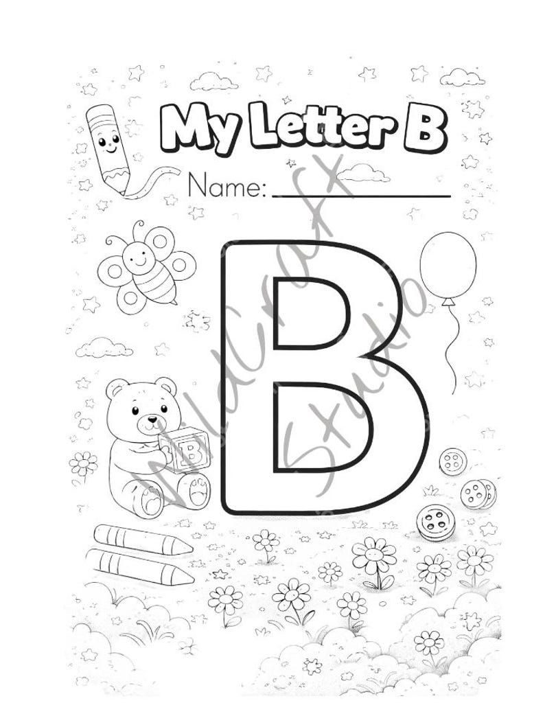 Letter B Learning Pack – 5 Printable Alphabet Worksheets for Preschool ...