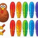 Build a Turkey Printable: Thanksgiving Craft Activity (digital Download ...