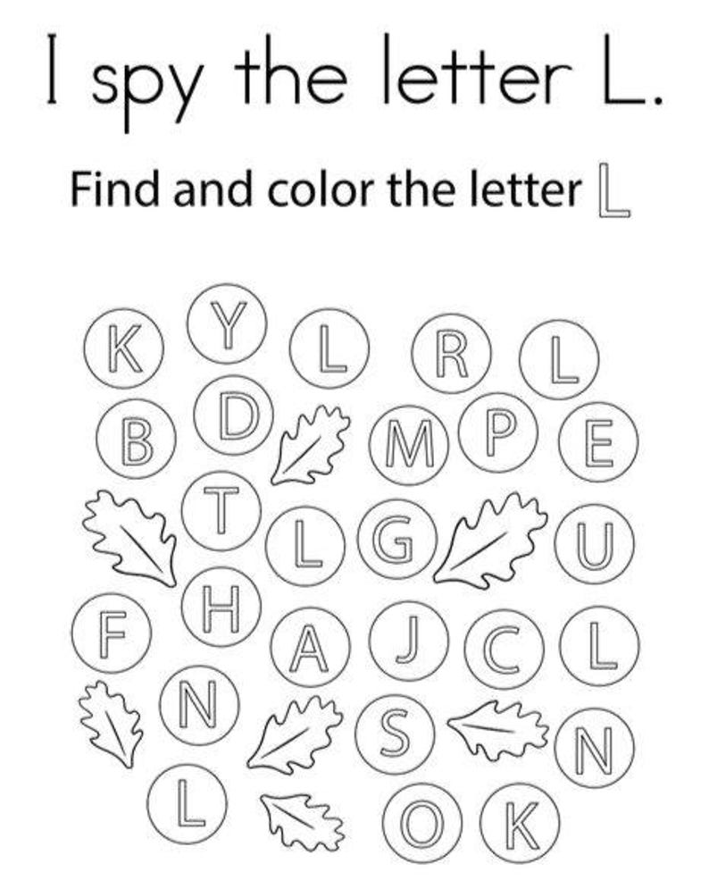 Letter L Learning Pack – 5 Printable Alphabet Worksheets for Preschool ...